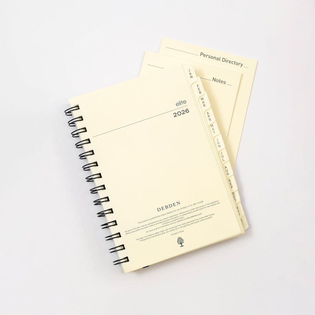 Collins Elite Calendar Year 2026 Diary/Planner, Week to View, Compact ...