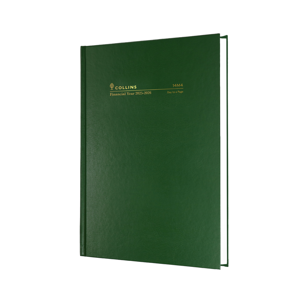 Collins - Financial Year 2025-2026 Diary/Planner, Day to Page, A4 Hard ...