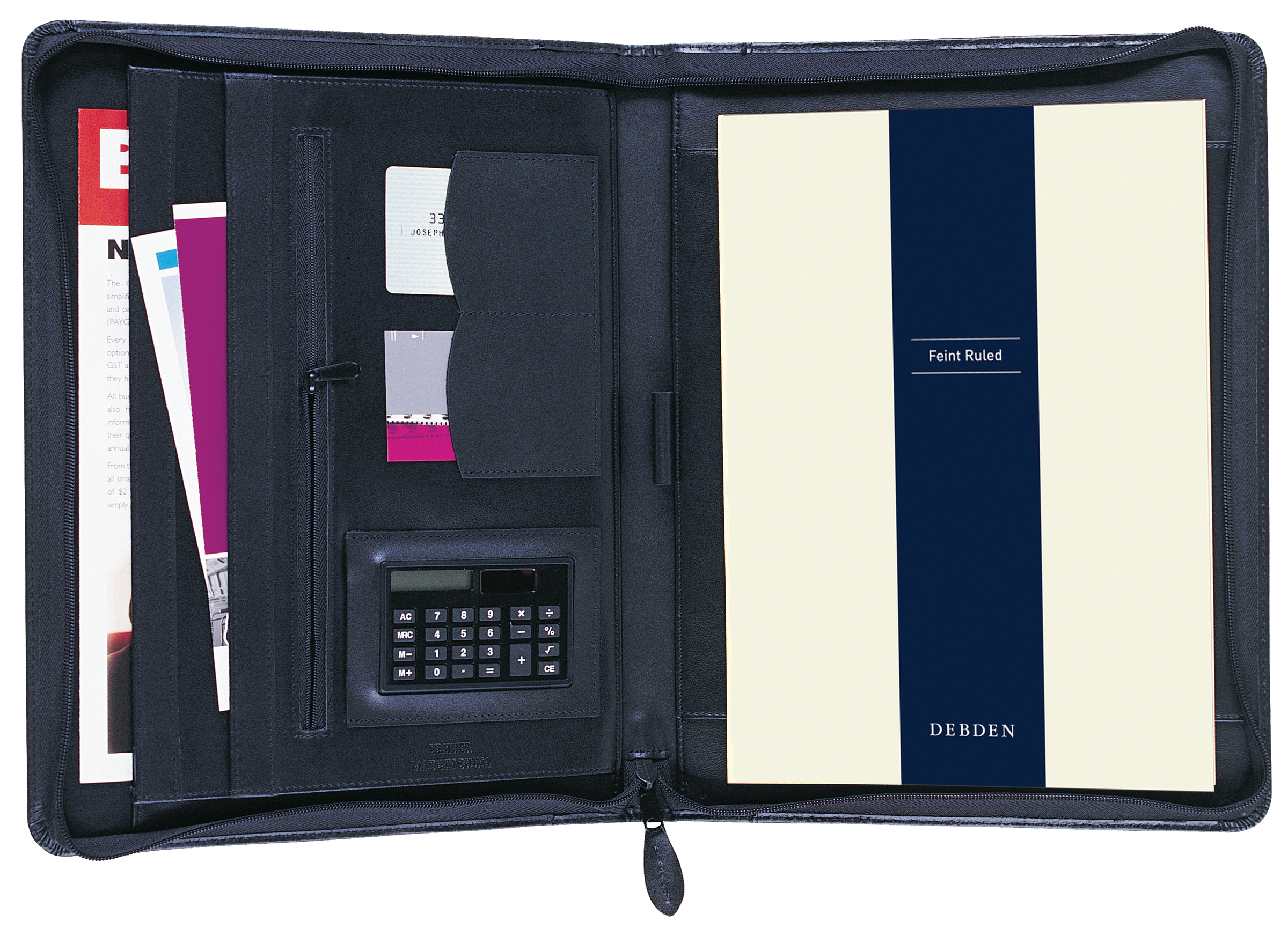 Collins A4 Zippered - Executive (Leather) – Collins Debden