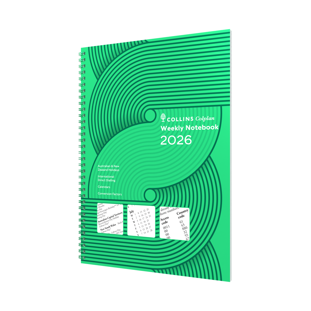 Colplan Calendar Year 2026 Diary/Planner, Week to Page (Left) with ...