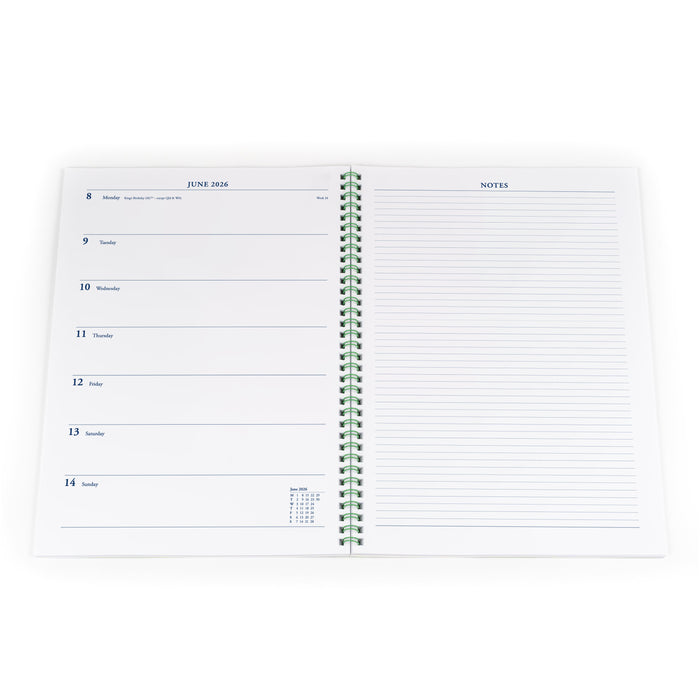 Colplan Calendar Year 2026 Diary/Planner, Week to Page (Left) with ...