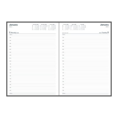 Collins - Financial Year 2025-2026 Diary/Planner, Day to Page, A4 Hard ...