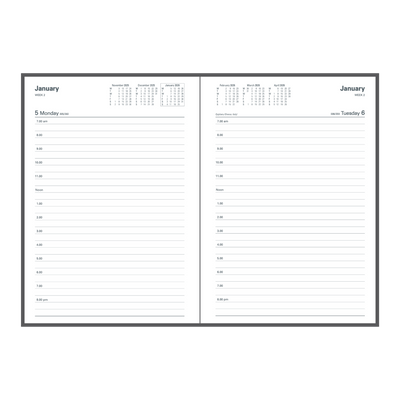 Collins - Financial Year 2025-2026 Diary/Planner, Day to Page, A5 Hard ...