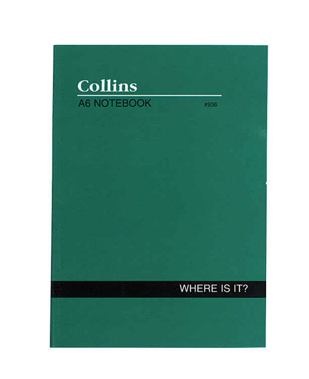 Collins Where is it Notebook (A - Z), Size A6 — Collins Debden