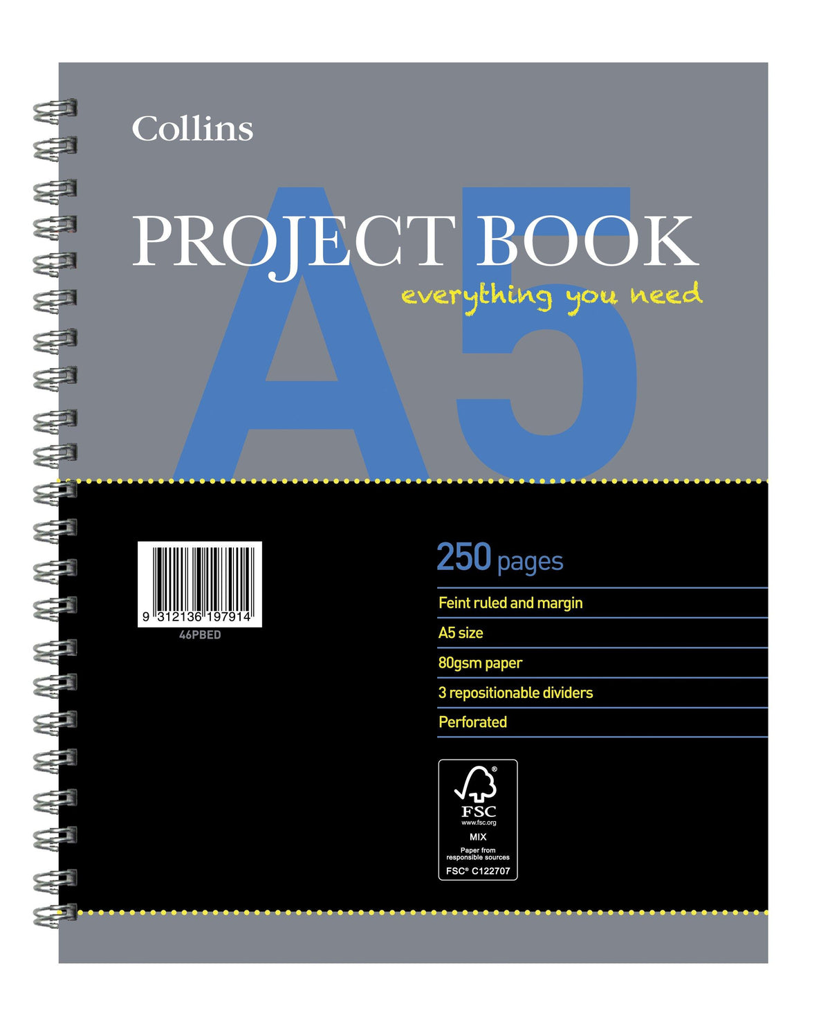 Collins Project Book, Size A5 — Collins Debden