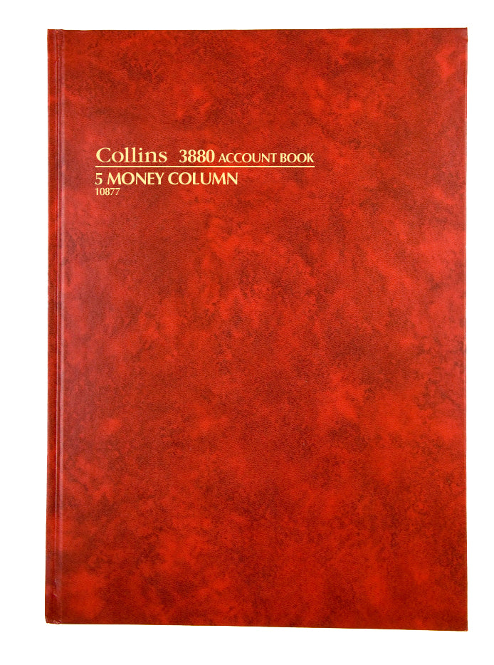 Collins Account Book 3880 Series - 5 Money Column, Size A4 — Collins Debden