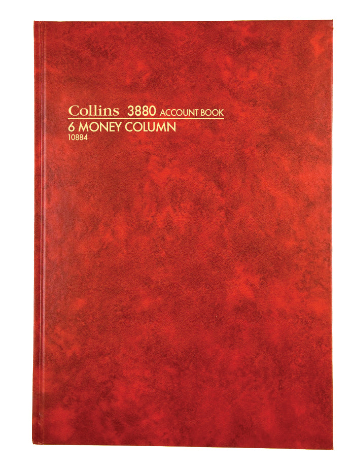 Collins Account Book 3880 Series - 6 Money Column, Size A4 — Collins Debden