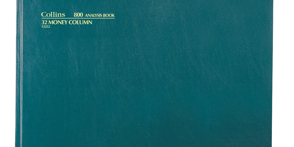 Collins Analysis Book 800 Series - 32 Money Column — Collins Debden