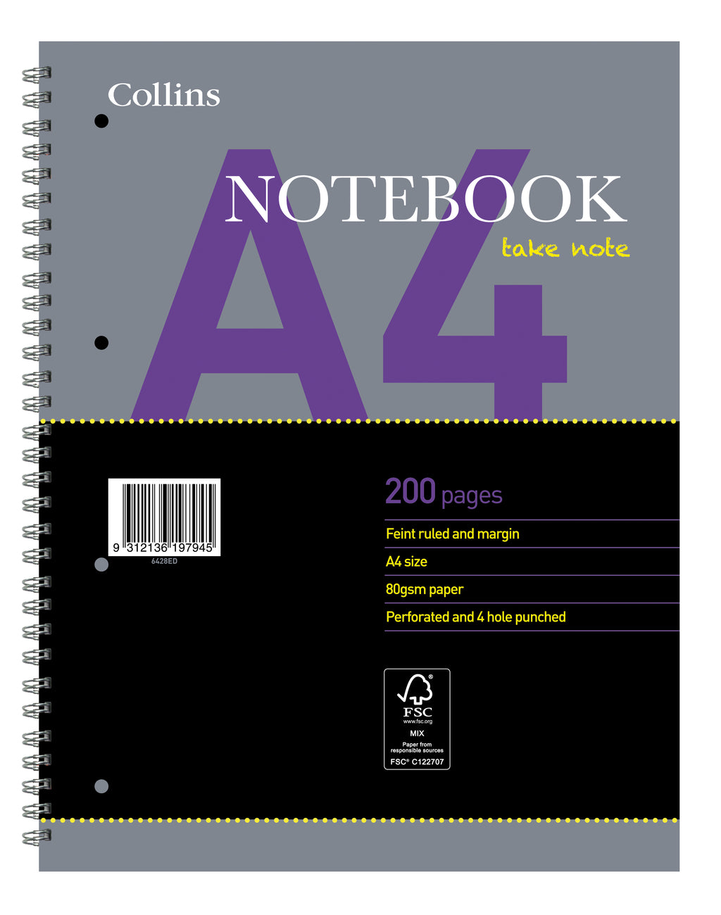 Collins Ruled Notebook, Size A4 – Collins Debden